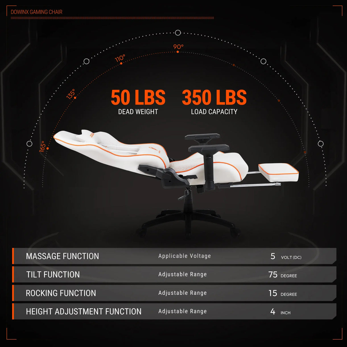 Experience Ultimate Comfort: Dowinx LS-6687 Advanced PU Leather Gaming ...