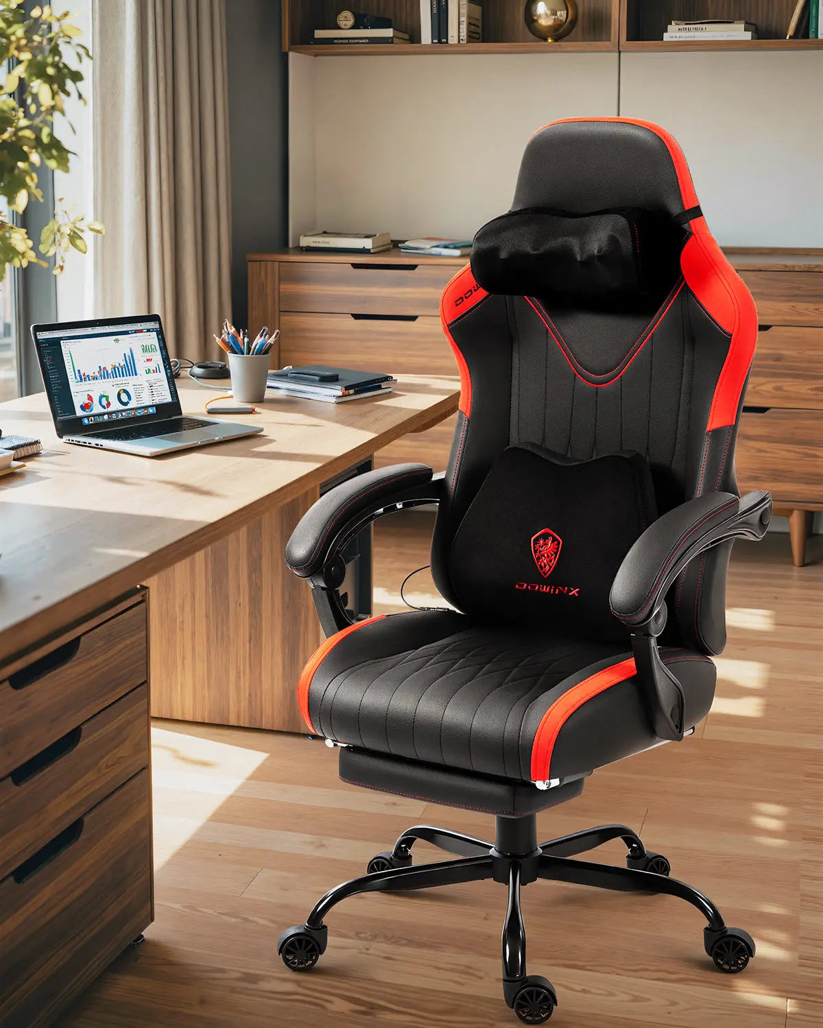 Dowinx Gaming Chair with Heated Neck Massage Comfort LS-66D59A – dowinx-gaming-chair.EU