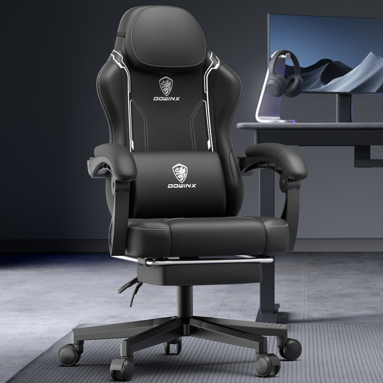 Dowinx LS-6650 PU Leather Gaming Chair: Luxury and Comfort Combined ...